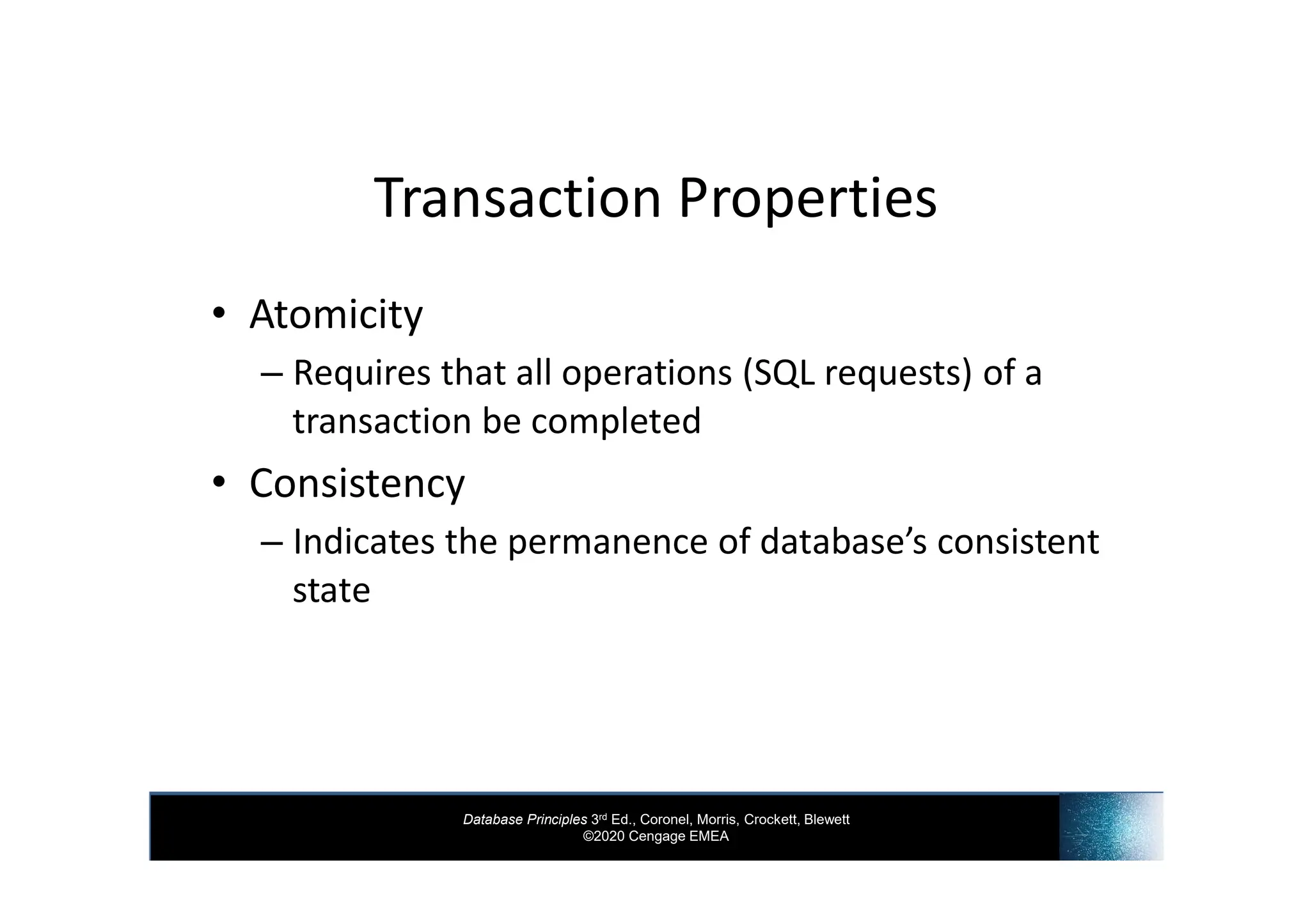 INF3703 - Chapter 12 Managing Transactions Concurrency | PDF