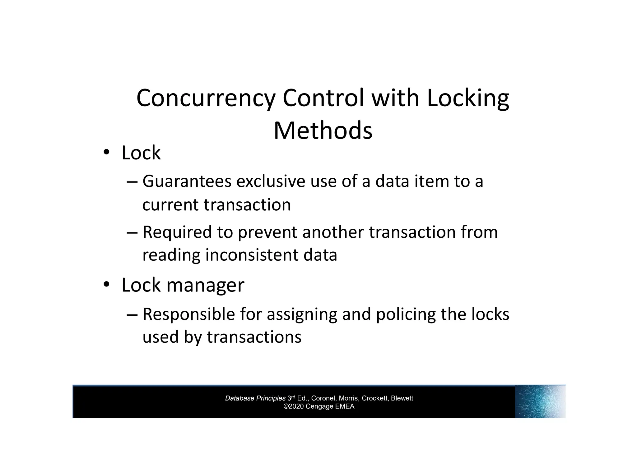 INF3703 - Chapter 12 Managing Transactions Concurrency | PPT INF3703 - Chapter 12 Managing Transactions Concurrency | PPT