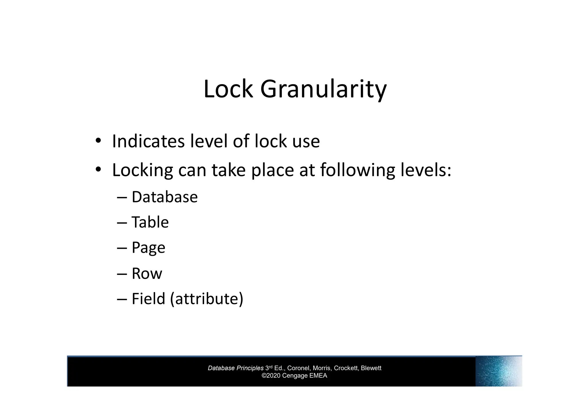 INF3703 - Chapter 12 Managing Transactions Concurrency | PDF