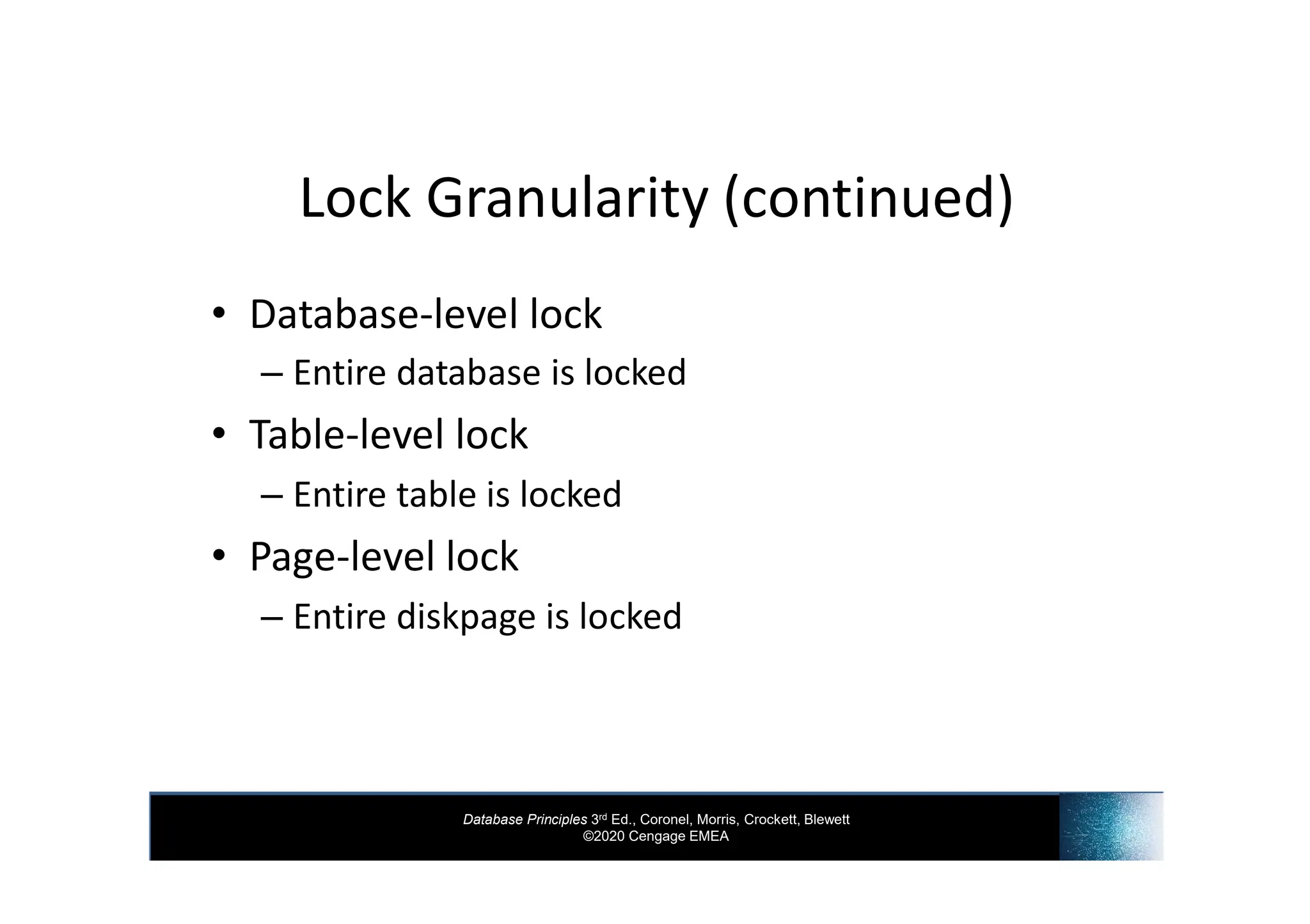 INF3703 - Chapter 12 Managing Transactions Concurrency | PDF