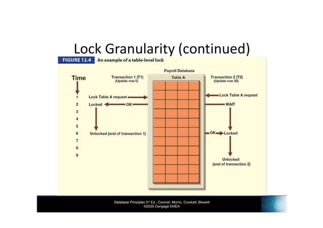 INF3703 - Chapter 12 Managing Transactions Concurrency | PDF