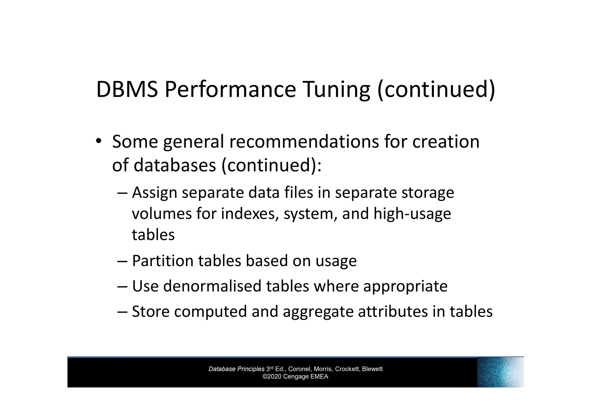 INF3703 - Chapter 13 Managing Database SQL Performance | PDF