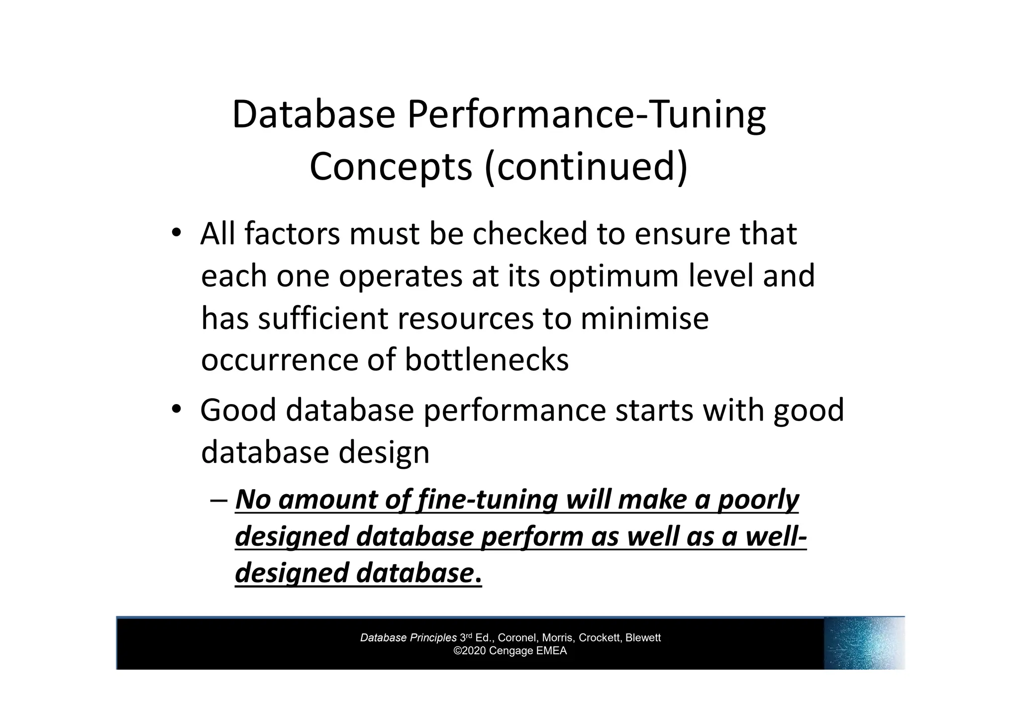 INF3703 - Chapter 13 Managing Database SQL Performance | PDF