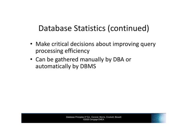INF3703 - Chapter 13 Managing Database SQL Performance | PDF | Databases | Computer Software and ...