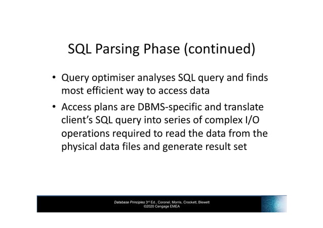 INF3703 - Chapter 13 Managing Database SQL Performance | PDF | Databases | Computer Software and ...