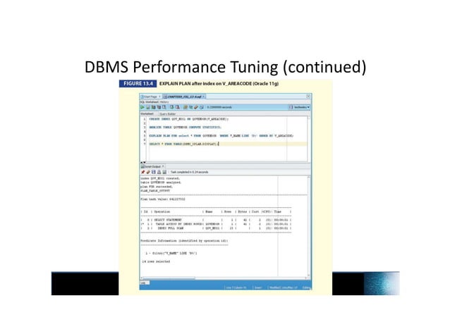 INF3703 - Chapter 13 Managing Database SQL Performance | PDF | Databases | Computer Software and ...