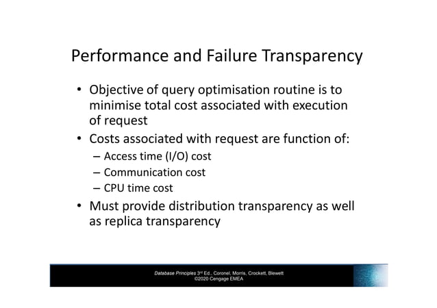 INF3703 - Chapter 14 Distributed Databases | PDF