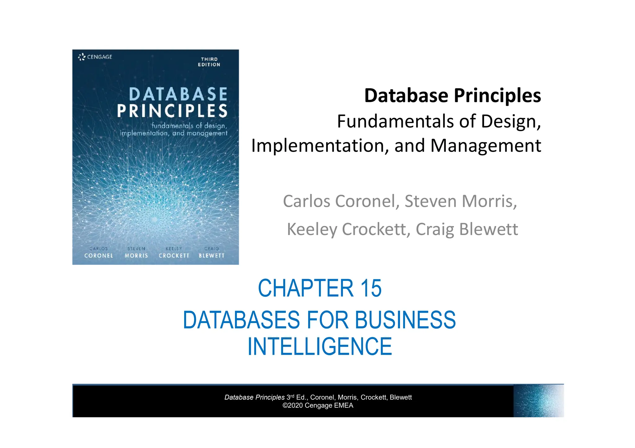 INF3703 - Chapter 15 Databases For Business Intelligence | PDF | Databases | Computer Software ...