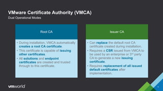 VMworld 2015: VMware vSphere Certificate Management for Mere Mortals | PPT