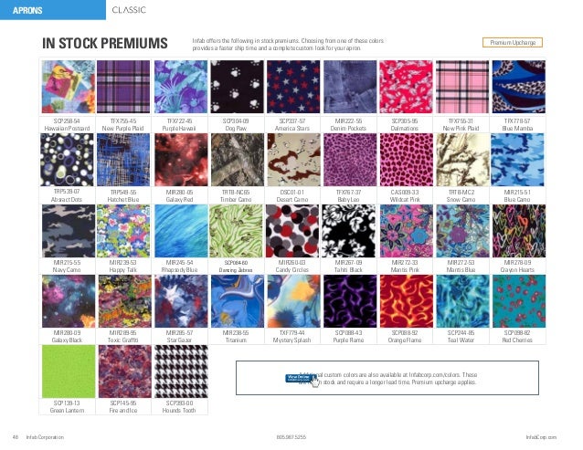 Lead Apron Catalog by Infab Corporation