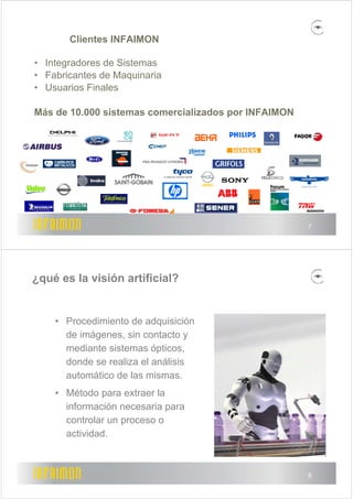 Infaimon vision artificial | PDF