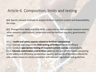 INFA launch meeting - Item 2: Introduction to the International Code of ...