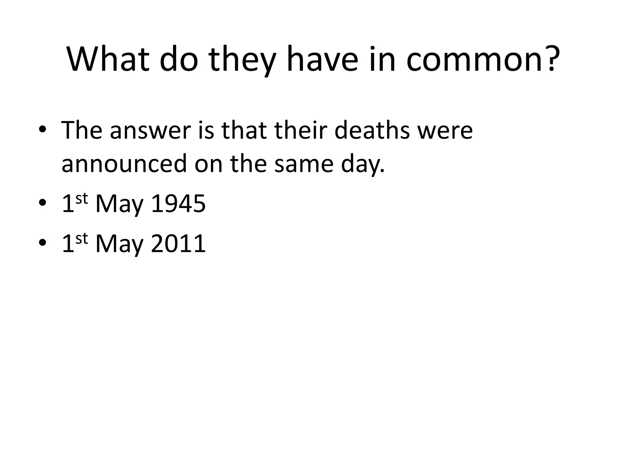 Infamous faces of history | PPSX