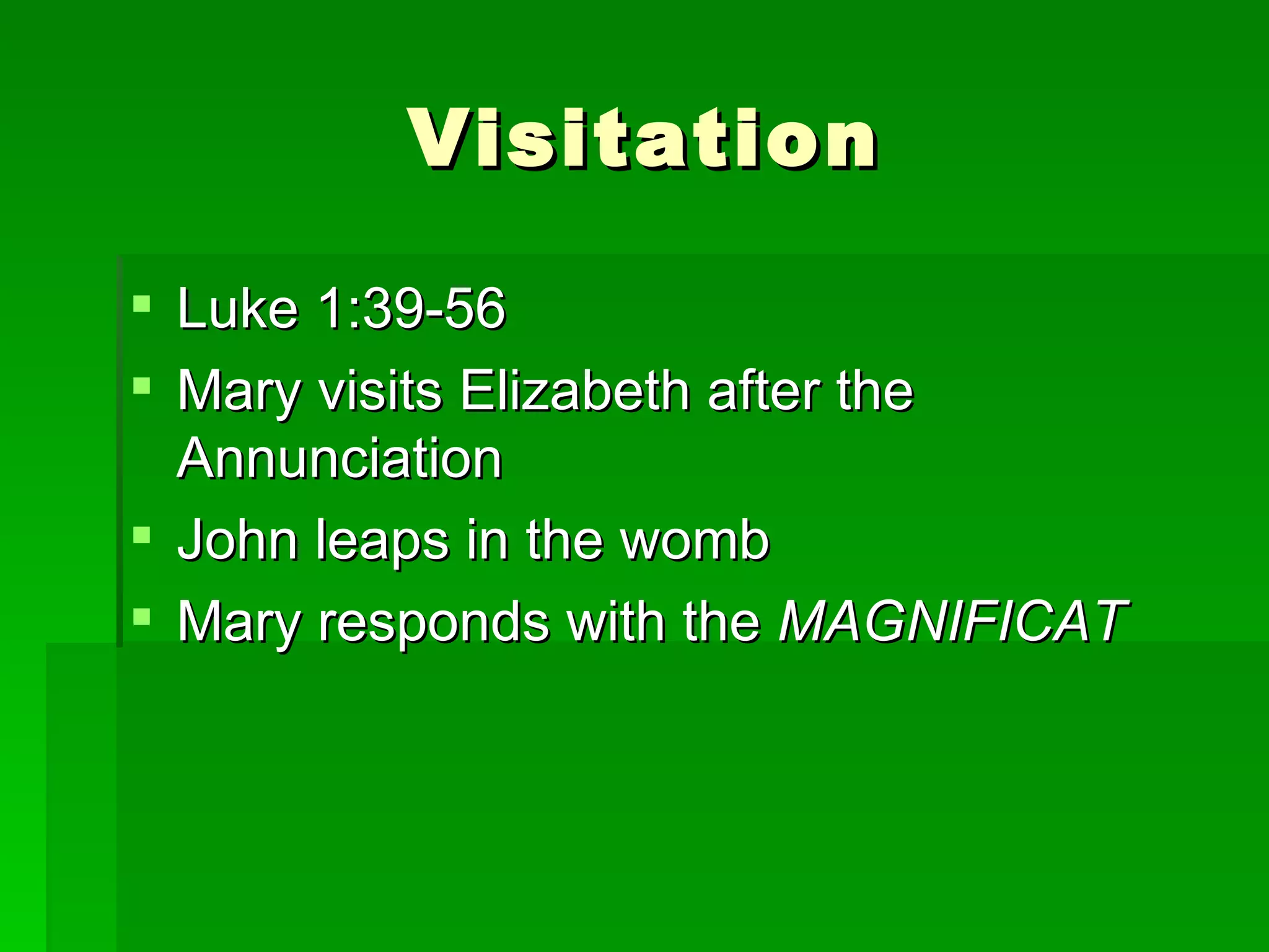 Infancy Narratives | PPT