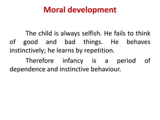 Infancy period | PPTX