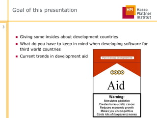 Information Technology for Development Countries | PPT