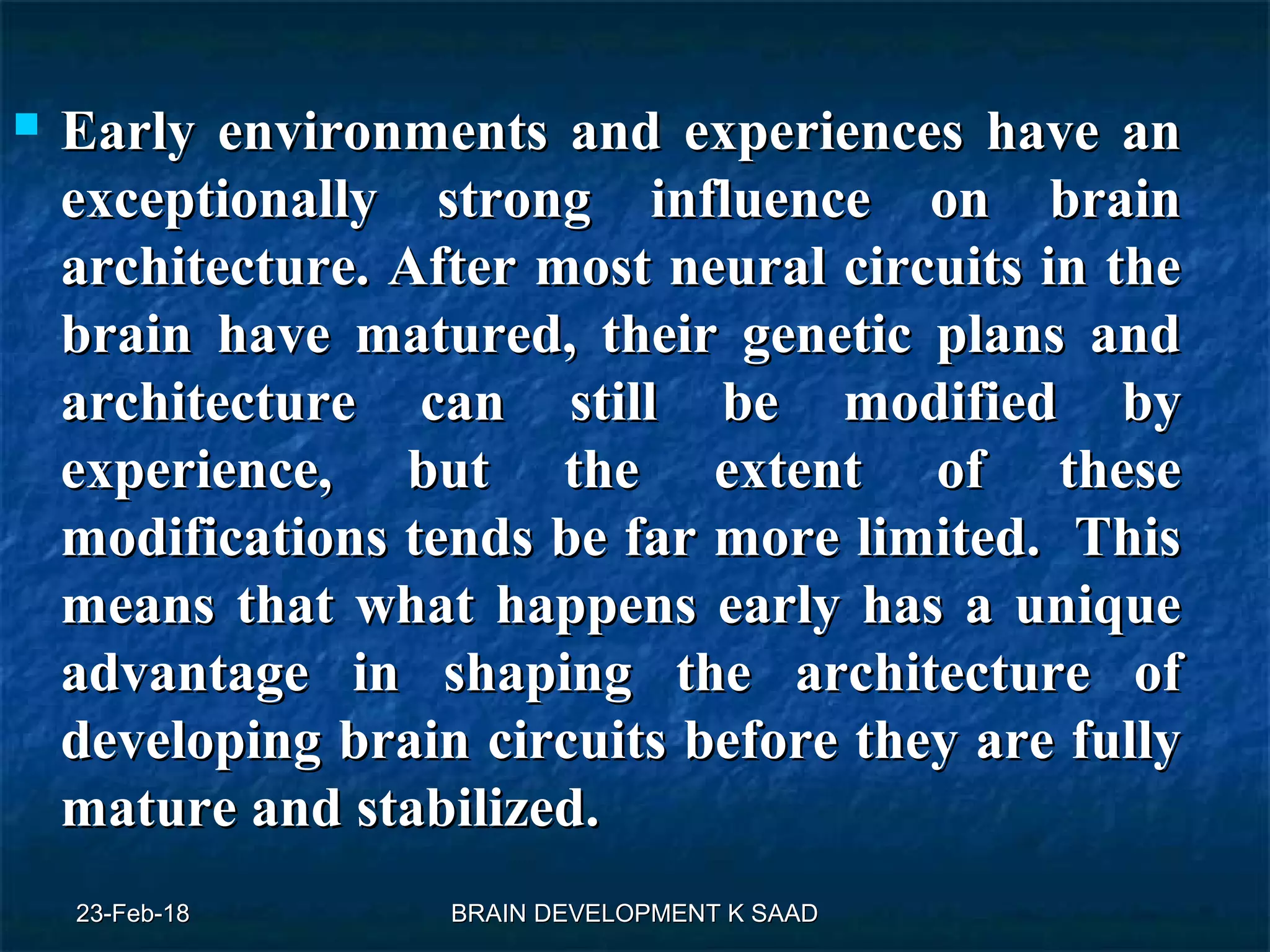Infant brain development | PPT | Brain and Nervous System Disorders | Diseases and Conditions