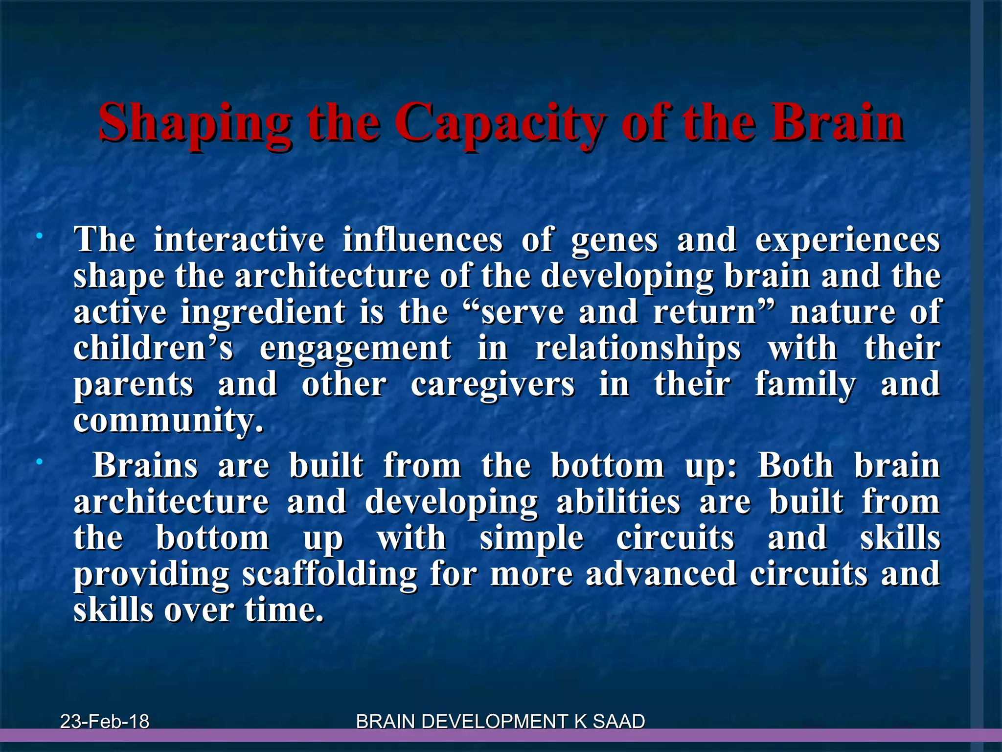 Infant brain development | PPT | Brain and Nervous System Disorders | Diseases and Conditions