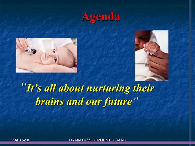 Infant brain development | PPT | Brain and Nervous System Disorders ...