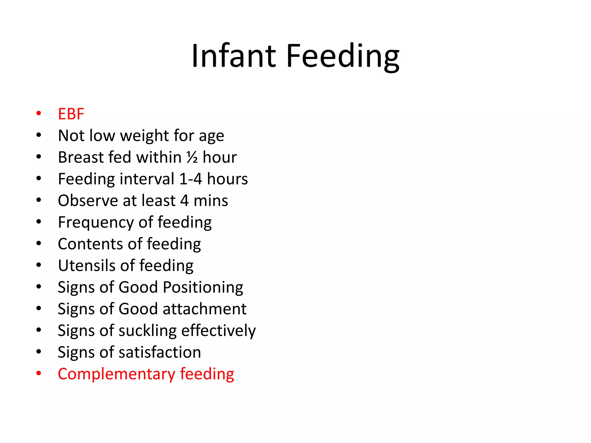 Infant and Young Child Feeding | PPTX