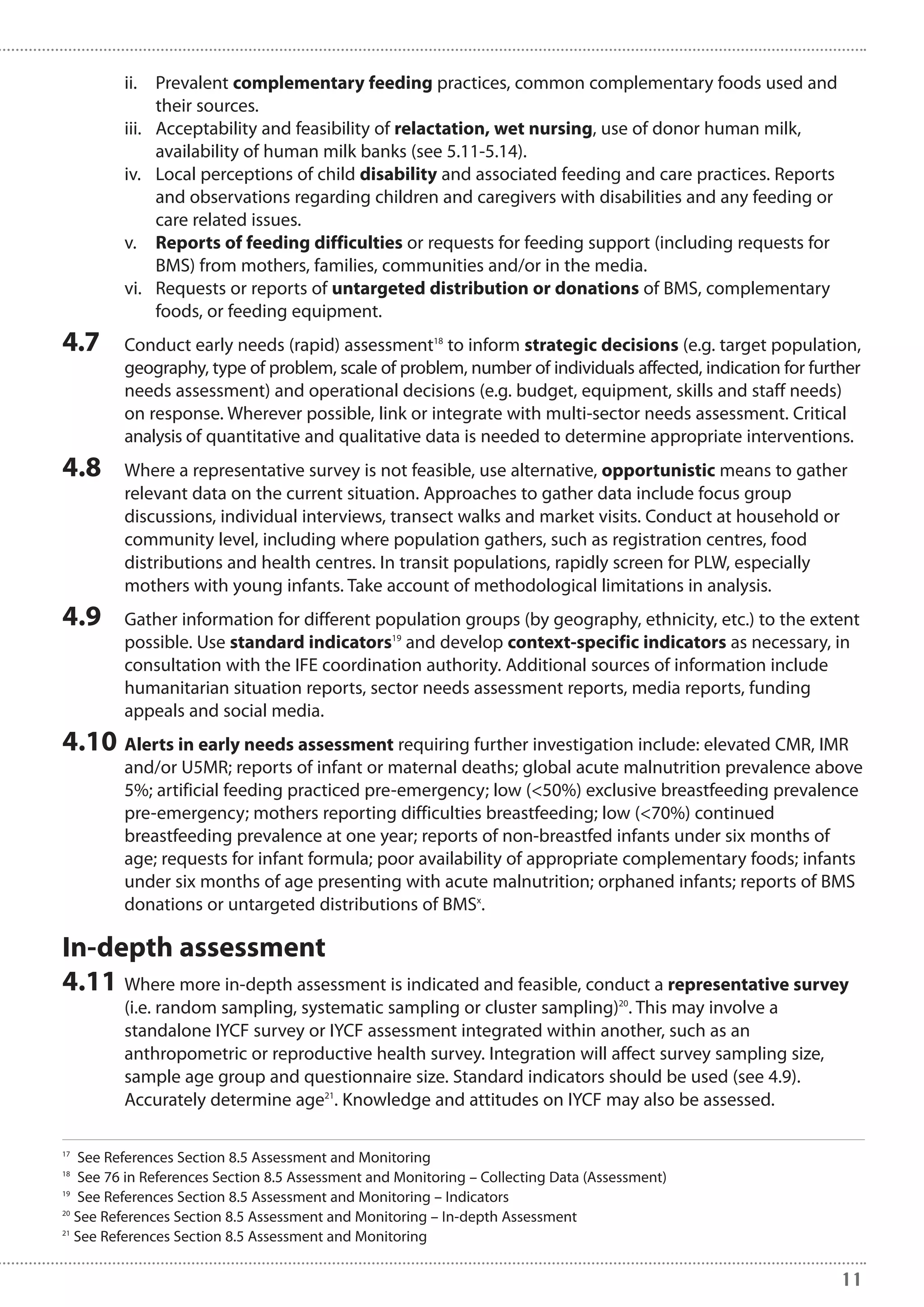 Infant and young child feeding in emergencies | PDF