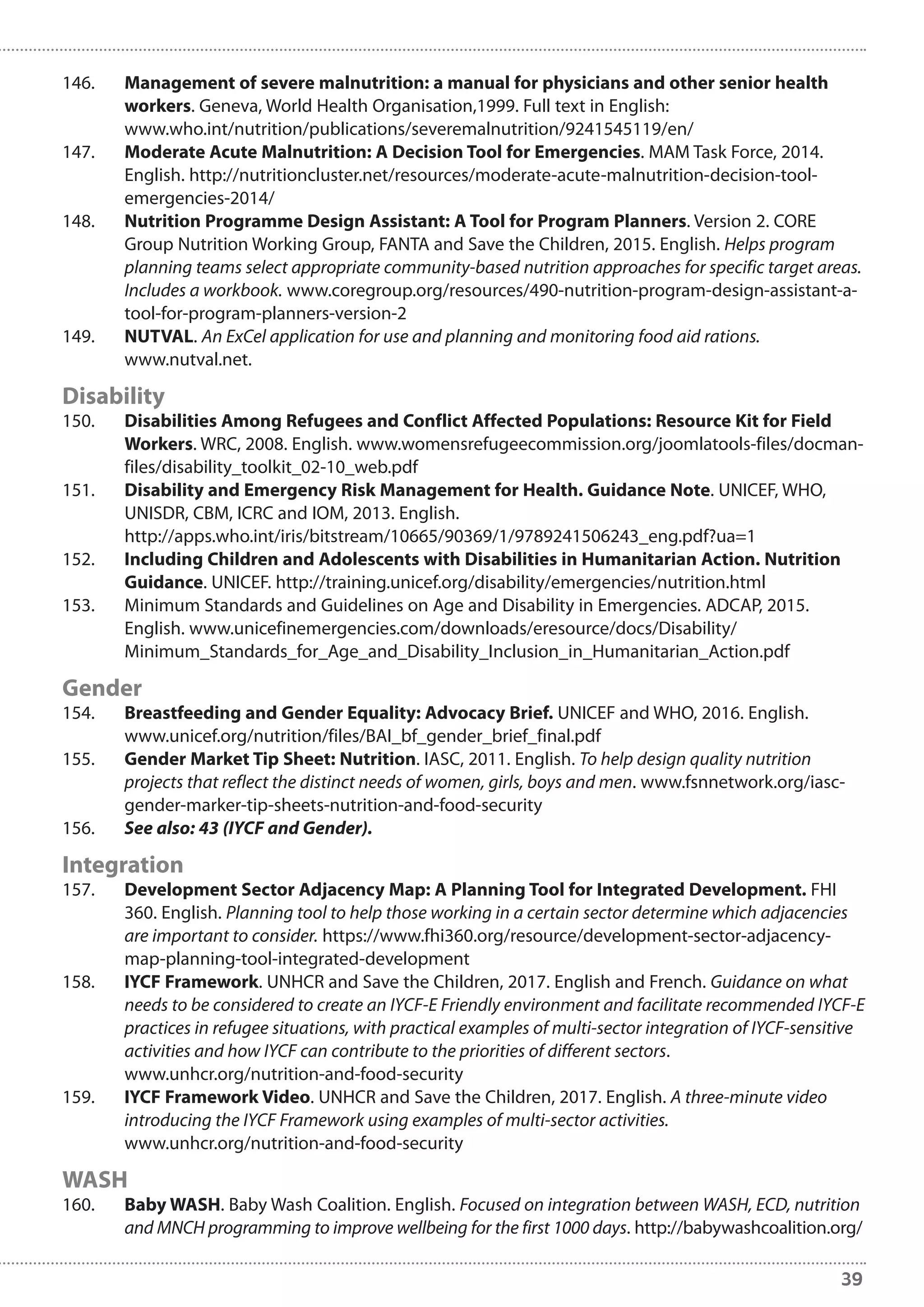 Infant and young child feeding in emergencies | PDF