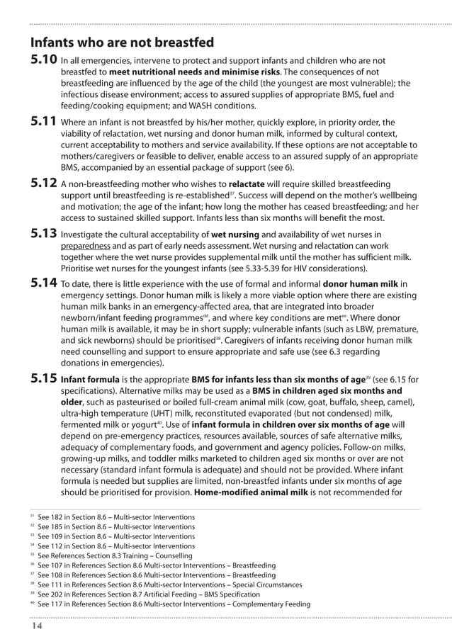 Infant and young child feeding in emergencies | PDF