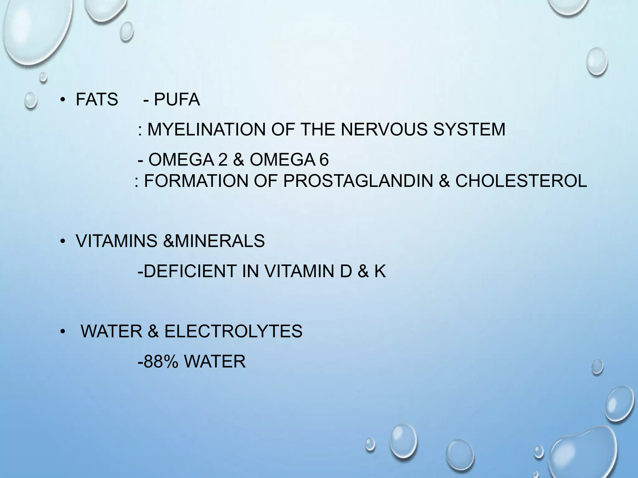 Infant and young child nutrition | PPTX