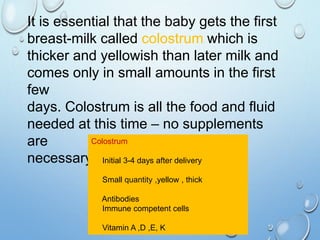 Infant and young child nutrition | PPTX