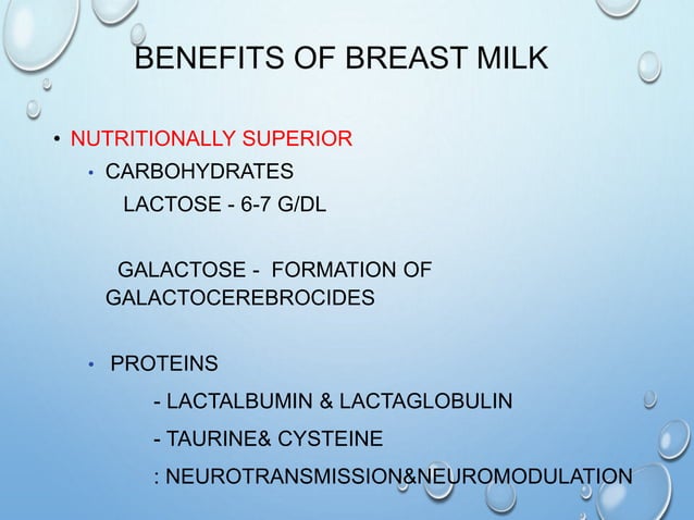 Infant and young child nutrition | PPTX