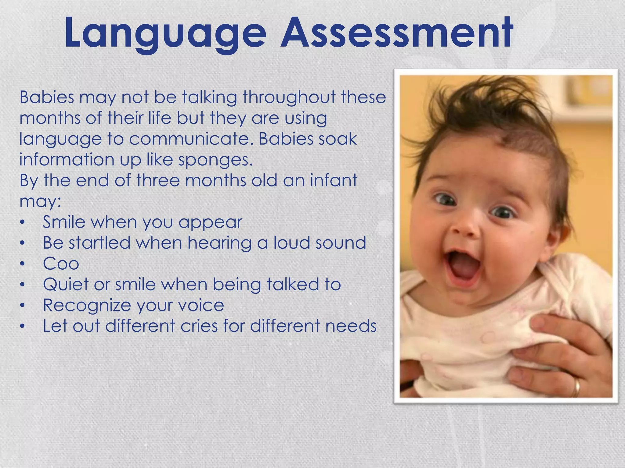 Infant assessment | PPTX