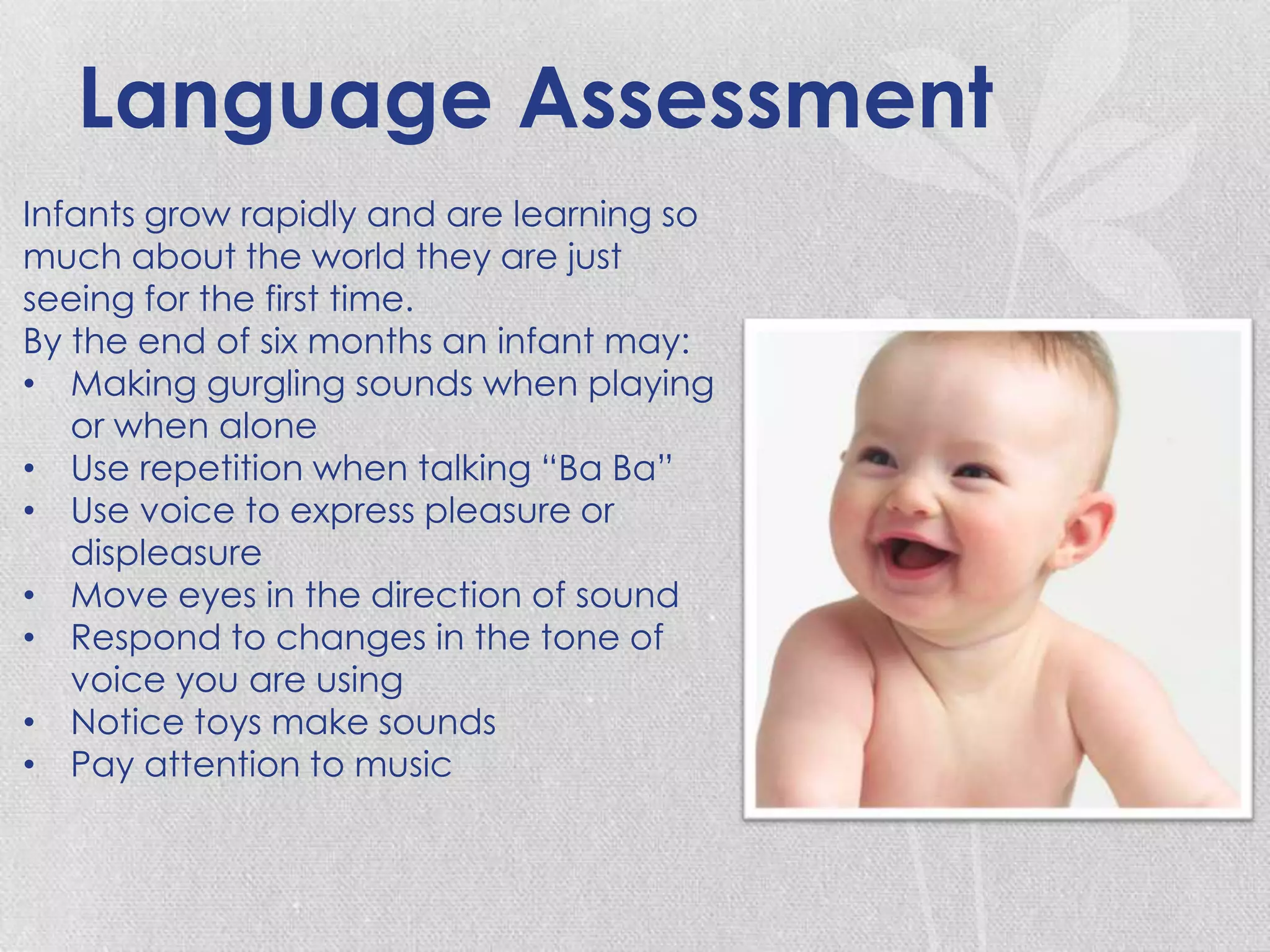 Infant assessment | PPTX