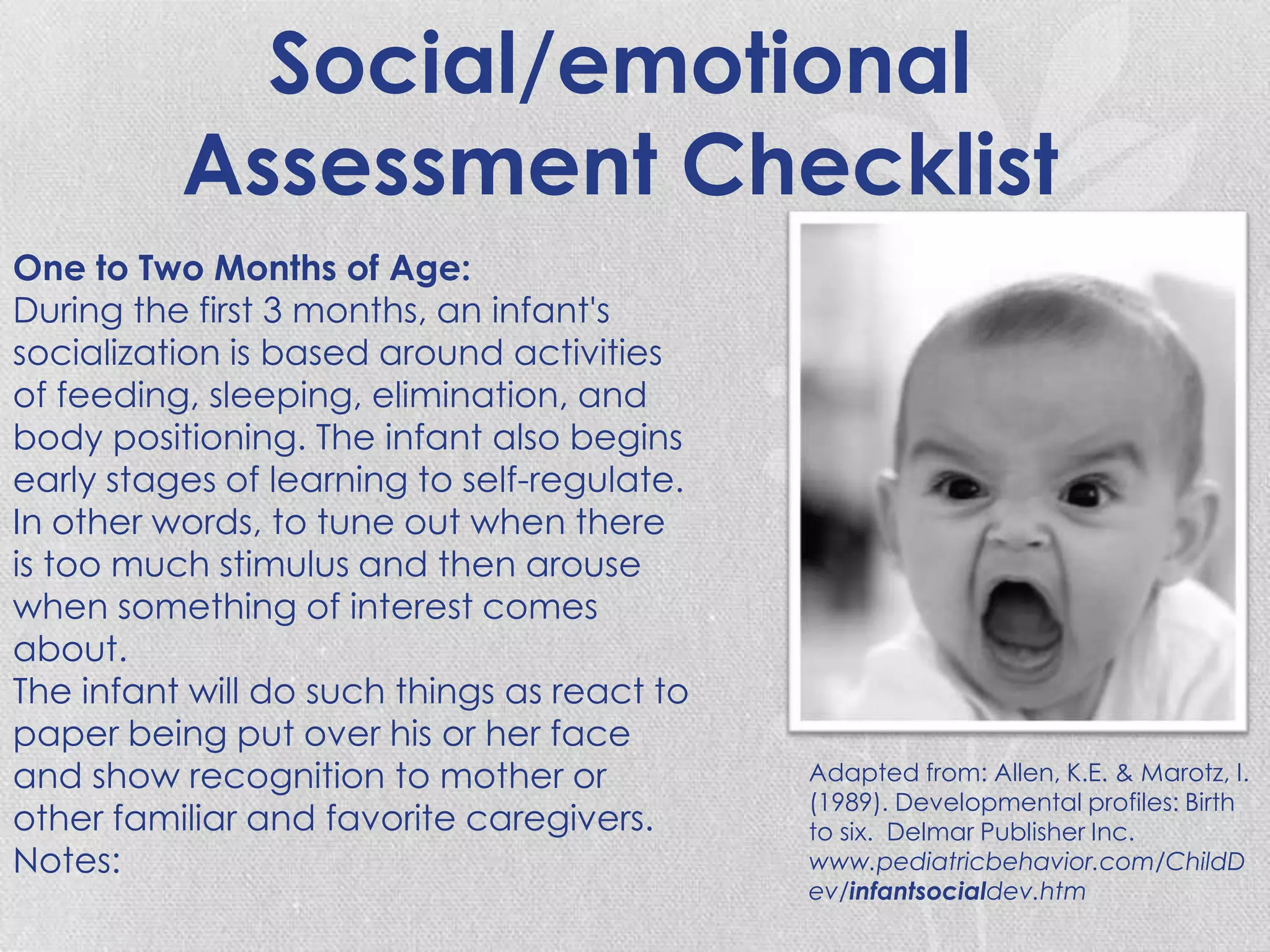 Infant assessment | PPTX