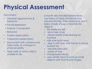 Infant assessment | PPTX