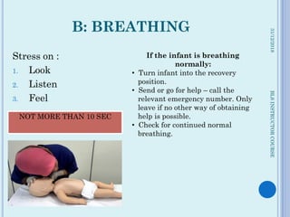 Infant bls (instruktor) | PDF