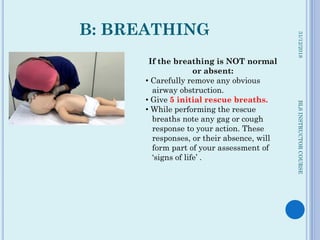 Infant bls (instruktor) | PDF