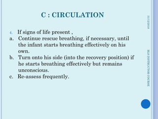 Infant bls (instruktor) | PDF