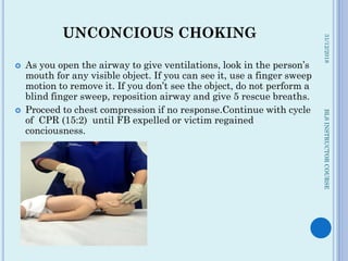 Infant bls (instruktor) | PDF