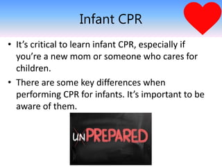 Infant CPR | PPTX