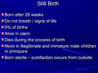 Infant death | PPT