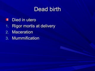 Infant death | PPT