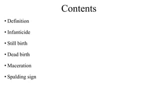 Infant death 1 | PPTX