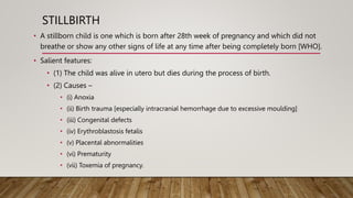 Infant deaths fmt powerpoint presentation. | PPTX