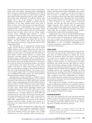 Infant Formula Handling Education And Safety | PDF | Parenting Babies and Toddlers | Parenting