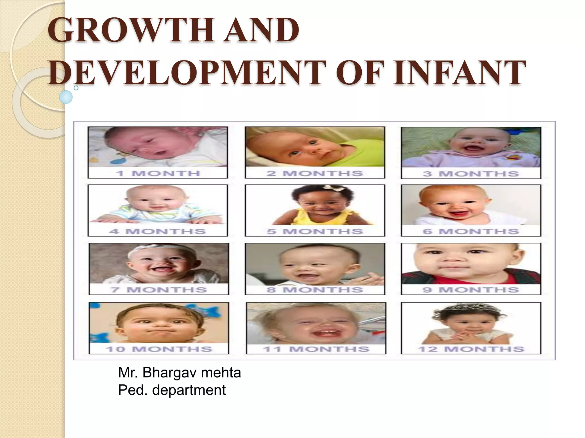 Infant growth and development | PPTX