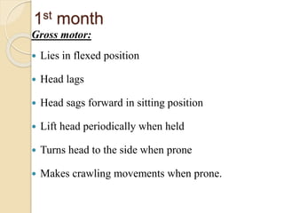 Infant growth and development | PPTX