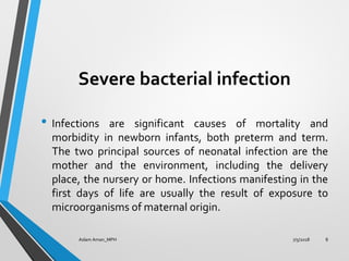 Infant Health Challenges in the Postnatal Period | PPT