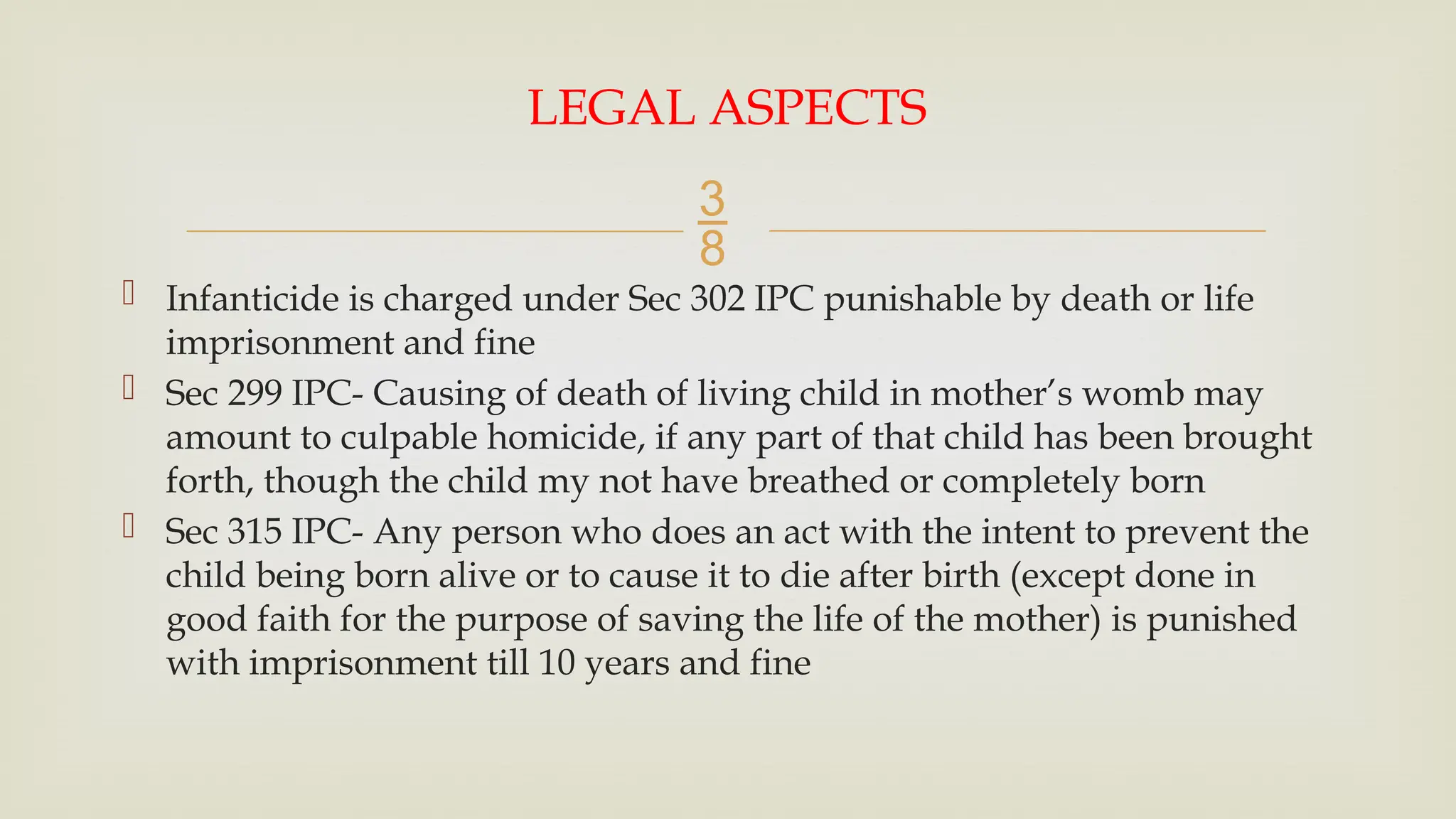 INFANTICIDE-FORENSIC MEDICINE AND MEDICOLEGAL ASPECTS | PPTX