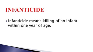 Infanticide | PPTX