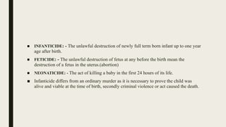 Infanticide complete- Forensic Medicine.pptx